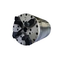 China ISO9001 Medium Solid Double Acting 4 Jaw Power Chuck W165J with 33mm Claw Stroke and 4.3KN Clamping Force for sale