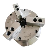 China CNC Hydraulic 3 Jaw Solid Power Lathe Chuck 8 Inch 250mm Wedge Type for sale