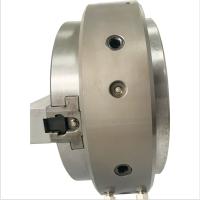 China BK80TQ Front Mounted Pneumatic 3 Jaw Chuck with 80mm Hole Diameter and 4200 RPM Speed for CNC Laser Tube Cutting for sale