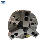 China 10 Inch Hydraulic Lathe Chuck 85.8KN Clamping Force 5000 RPM for Automatic Pipe Cutting Machine for sale