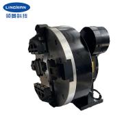 China Automatic Pneumatic Rotary Chuck Full Stroke 240mm Clamping Range 15-265mm for CNC Laser for sale