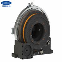 China Pneumatic Rotary Chuck 4 Jaw 225mm Clamping Range for Pipe Cutting Machine for sale
