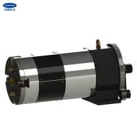 China Rod-Type Hollow Four-Jaw Double-Acting Feeding Chuck Full Through Hole 10-225mm 400r/min for sale