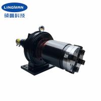 China Rod-Type Hollow Four-Jaw Double-Acting Feeding Chuck Full Through Hole 10-225mm 400r/min for sale