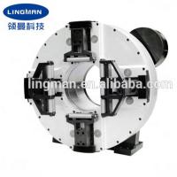 China 4 Jaw Pneumatic Chuck for Pipe Cutting Machine 240mm Stroke 3.15KN Clamping Force for sale