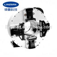 China 4 Jaw Pneumatic Chuck for Pipe Cutting Machine 240mm Stroke 3.15KN Clamping Force for sale