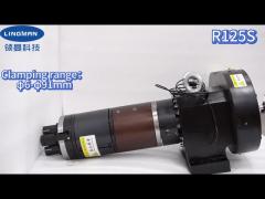 LINGMAN R125S Крутящий механизм для резки труб Пневматический 4 челюстей Лазерный Крутящий механизм для резки лазеров