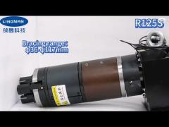 Pneumatic Solid Rear Back Chuck For 6