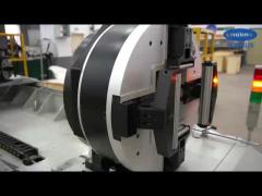 Fuerza de sujeción de corte de tubería de acero inoxidable rotativa automática CNC profesional 3.5KN