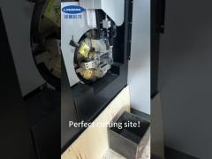 レーザーチャック F130 CNC ターネス パイプレーザー切断機械のための4つのマウスを持つ空気力チャック