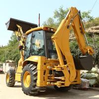 China Heavy Machinery Front End Loader Backhoe With Front Bucket High Efficiency for sale