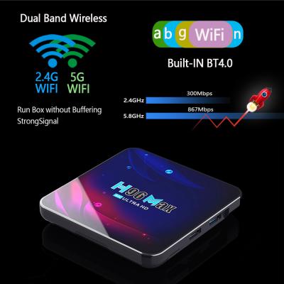 Cina Smart Android 11 Amlogic S905X4 TV Box H96 Pro 4k 4G 64G 8K AV1 HDR Dual Wifi in vendita