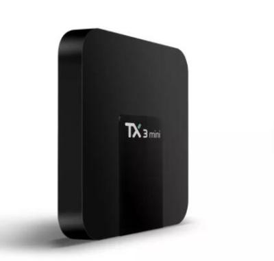 中国 TX3 小型スマート OTT アンドロイド TV ボックス HD 4K Wifi アムロジック 1G 8G H.265 2.4G 5G 販売のため