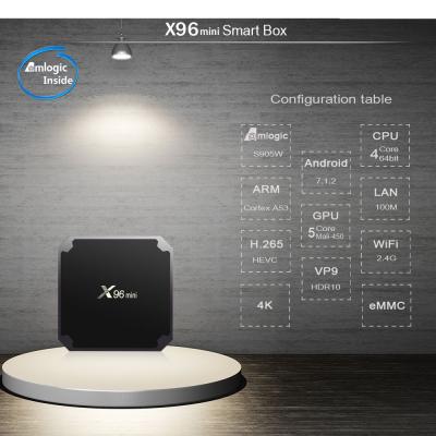 China Smart Amlogic S905W2  Box Android 11 X96 Mini Quad Core Support 2.4G & 5.8G Wireless Media Box for sale