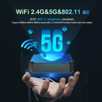 中国 アムロジック S905W2 OTT TV ボックス X96 ミニ プラス 2.4G 5G Wifi 4K HD Youtube アンドロイド TV ボックス 販売のため