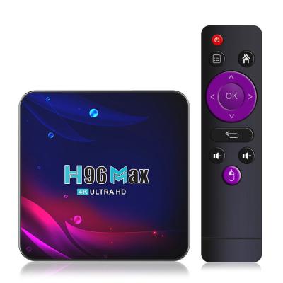Cina Intel Rk3318 H96max Setup Box  Player Max 4k Android 10.0 Quad Core in vendita
