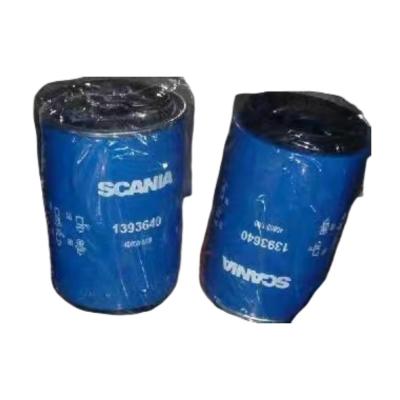 China Metal and Filter Paper Oil Filter Element 1393640 for Scania Truck Engine Great Value for sale