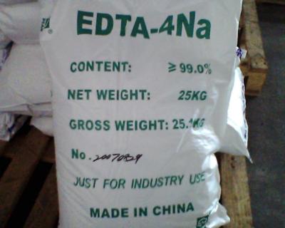 China CAS No. 64-02-8 EDTA 4NA, EDTA Tetrasodium Salt at 219mg CaCO3/g of EDTA Chelator for sale