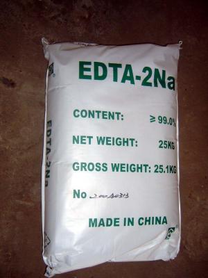 China White Crystalline Powder Edetic Acid Disodium Salt With CAS No. 139-33-3 of EDTA Chelator for sale