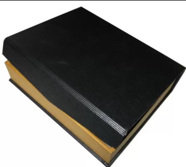 Quality Customized Hard Gift Boxes 25*30*5cm Textured Gift Box CMYK Black for sale