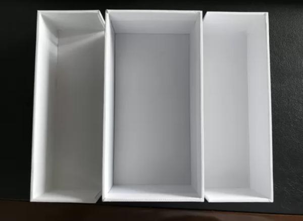 Quality Hardcover Hard Gift Boxes 1C 4C Matte Lamination Box CMYK White for sale