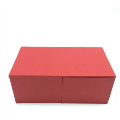 China Red Handmade Gift Boxes PSD CDR CMYK Jewelry Packaging Paper Box Customized for sale