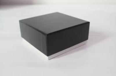 China ODM Hard Gift Boxes Black Cosmetic Paper Boxes For Thinks Giving for sale