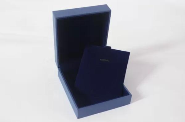 Quality Blue Hard Gift Boxes Rectangle Square Custom Cardboard Jewelry Boxes for sale