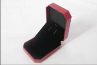 Quality CMYK Velvet Necklace Gift Box SGS Leather Jewelry Gift Boxes Luxury Handmade for sale