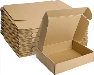 China 12x9x3 Inches Small Corrugated Cardboard Boxes Customized Cardboard Boxes For Mailing for sale