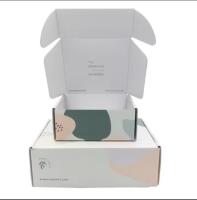 Quality Colorful Printed Logo Cardboard Gift Boxes 300 GSM Custom Corrugated Boxes for sale
