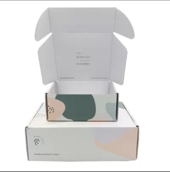 Quality Colorful Printed Logo Cardboard Gift Boxes 300 GSM Custom Corrugated Boxes for sale