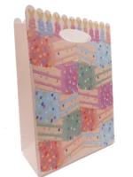 Quality Flexo Jewelry Paper Ribbon Handle Bags 300gsm SGS Packaging Kraft Shopping Tote for sale