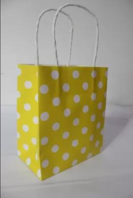China 120GSM Custom Design Bag SGS Certificated Custom Printed Gift Bags 7x9x2 Inch for sale