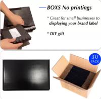 China Black Cardboard Packaging Boxes Small Cardboard Shipping Boxes For Mailing for sale
