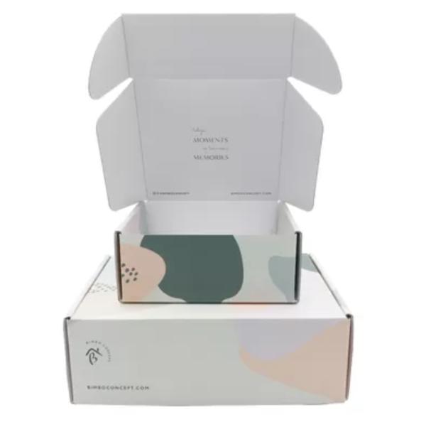 Quality Recyclable Cardboard Packaging Boxes Matt Lamination Corrugated Mailing Box for sale