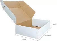 China Customized Corrugated Box Mailers White Cardboard Shipping Boxes for sale