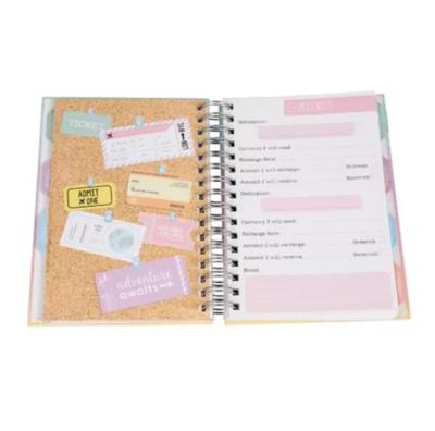 China A5 Organizer Planner Book CMYK Printing Custom Weekly Planners for sale