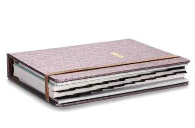China PVC Cover Organizer Planner Book A4 / A5 / A6 Spiral Bound Planners With Gold Foils for sale