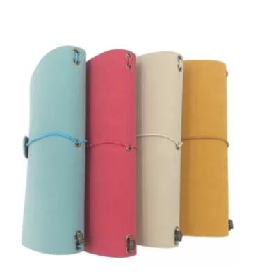 China A6 PU Leather Notebook Custom Color Leather Cover Notepad With Rubber Band for sale