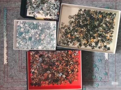 China Eco Friendly DIY Jigsaw Puzzles CMYK 1000 Pieces Jigsaw Puzzle Customized for sale