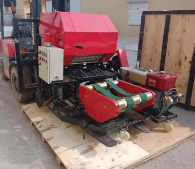 中国 60bales/Hr 25kgのベール トウモロコシの茎の梱包機の小型円形の干し草のラッパー7000W 販売のため