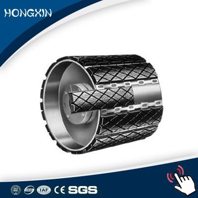 China Steel Plant Belt Conveyor Slide Lag - Removable Pulley Lagging for sale