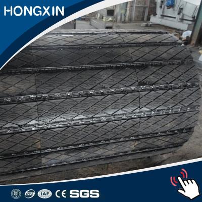 China 1830 mm Natural Rubber Slide Lag Weldable Pulley Lagging Pads for sale