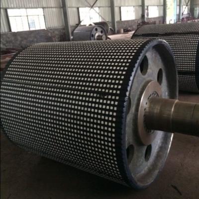 China Flame retardant ceramic lagging roll with length 10 meter for sale