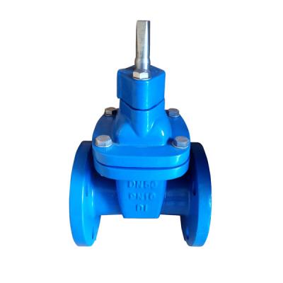 China DIN F4 METAL SEATED GATE VALVE N.R.S.PN10,PN16,CAST IRON/DUCTILE IRON MATERIAL for sale