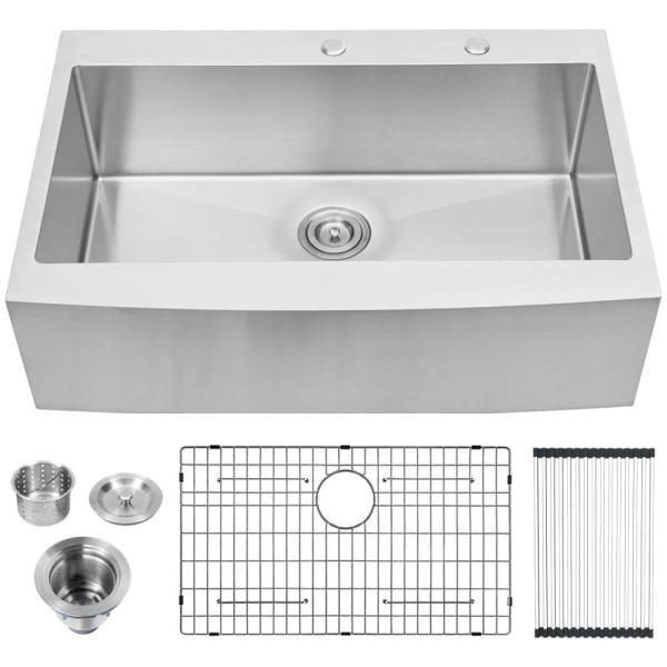 Quality Stainless Steel Drop in Kitchen Sink Drop in HandmadeKitchen Sinks Single Bowl Workstation Farmhouse KitchenSink for sale
