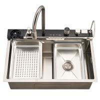 Quality Digital Display Stainless Steel Kitchen Sink with Nano Honeycomb and Multifuncti for sale
