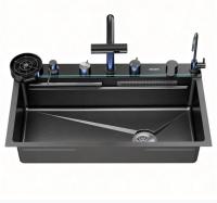Quality Digital Display Stainless Steel Kitchen Sink with Nano Honeycomb and Multifuncti for sale