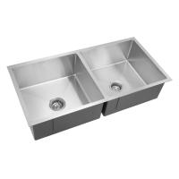 Quality Wholesale Price 304 Stainless Steel Kitchen Double Bowl Sinks for sale